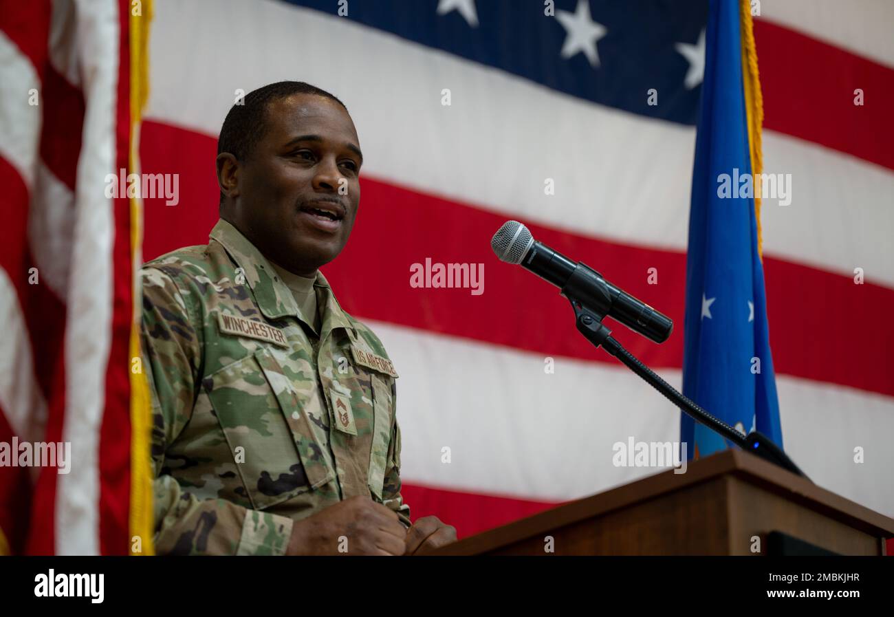 U.S. Air Force Chief Master Sgt. Donald Winchester, 56th Civil ...
