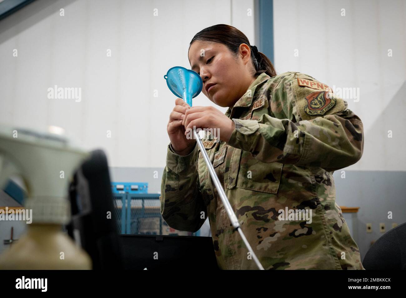 U.S. Air Force Senior Airman Alexandra Naehu, 354th Munitions Squadron ...