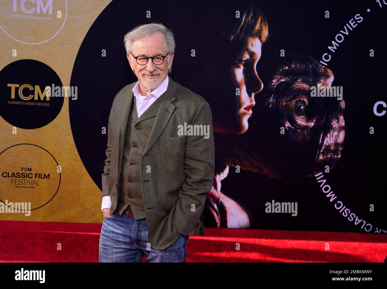 Steven Spielberg, director of the classic 1982 film "E.T. the Extra ...