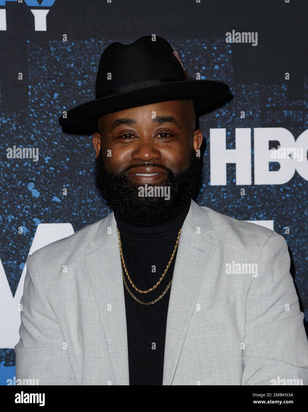 Tray Chaney attends the premiere of the HBO limited series "We Own This ...