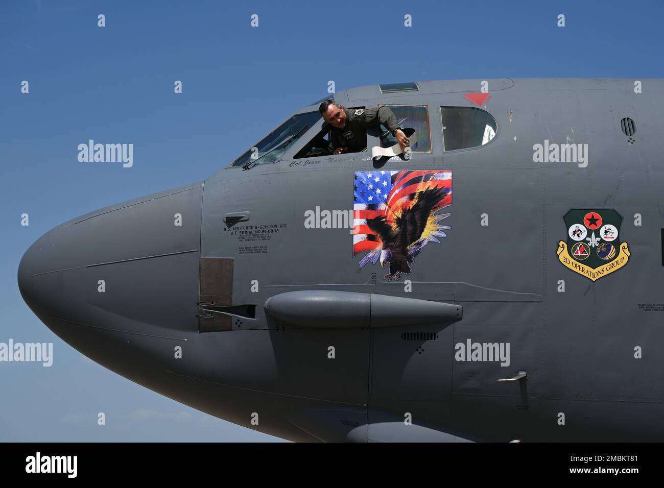 Col. Jesse Lamarand, 2nd Operations Group commander, reveals his name ...