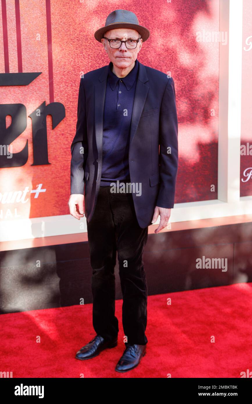 Michael Tolkin arrives at the premiere of "The Offer" on Wednesday ...