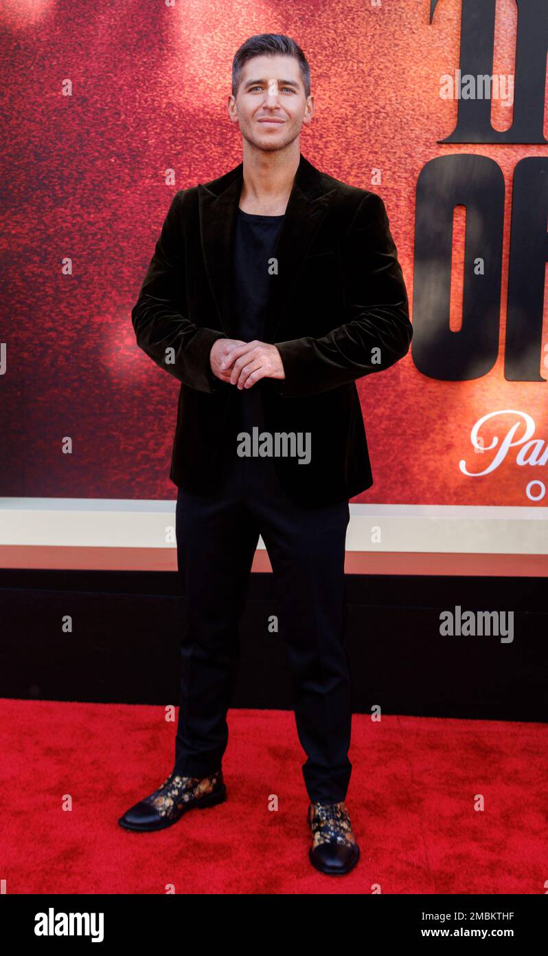 Zack Schor arrives at the premiere of "The Offer" on Wednesday, April ...