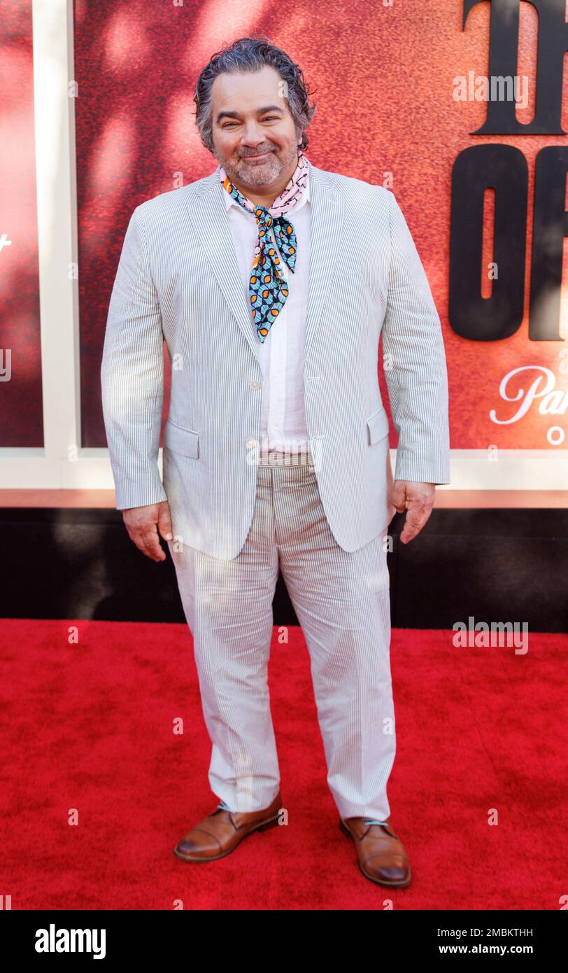 Patrick Gallo arrives at the premiere of "The Offer" on Wednesday, April 20, 2022, at the ...