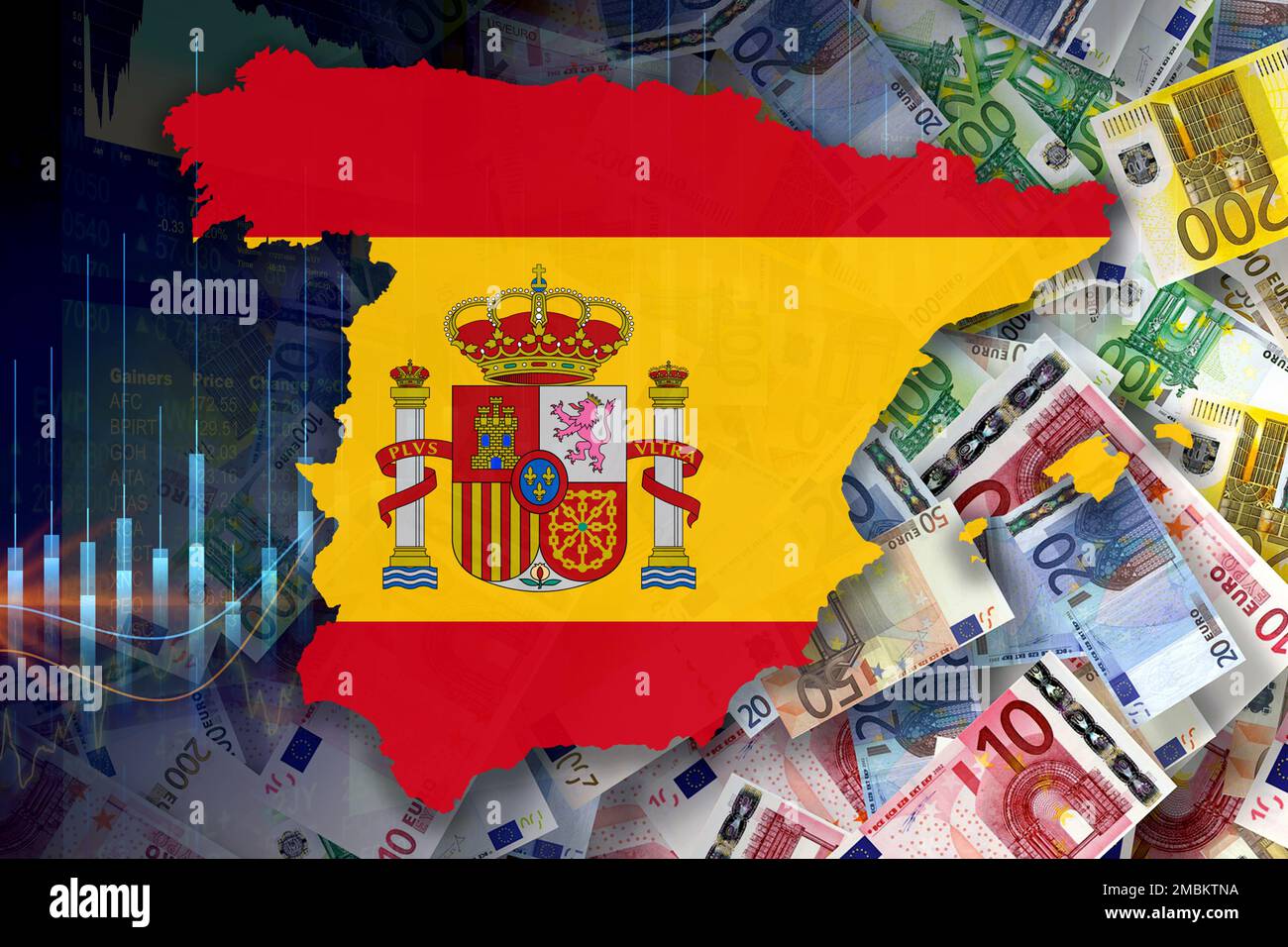 Spain Euro Bills Used In Individual