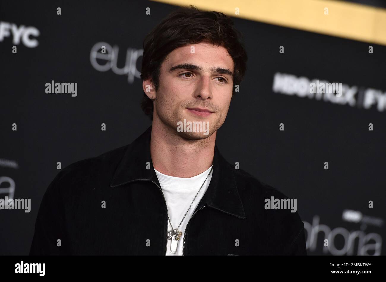 Cast member Jacob Elordi arrives at a "Euphoria" Los Angeles event ...