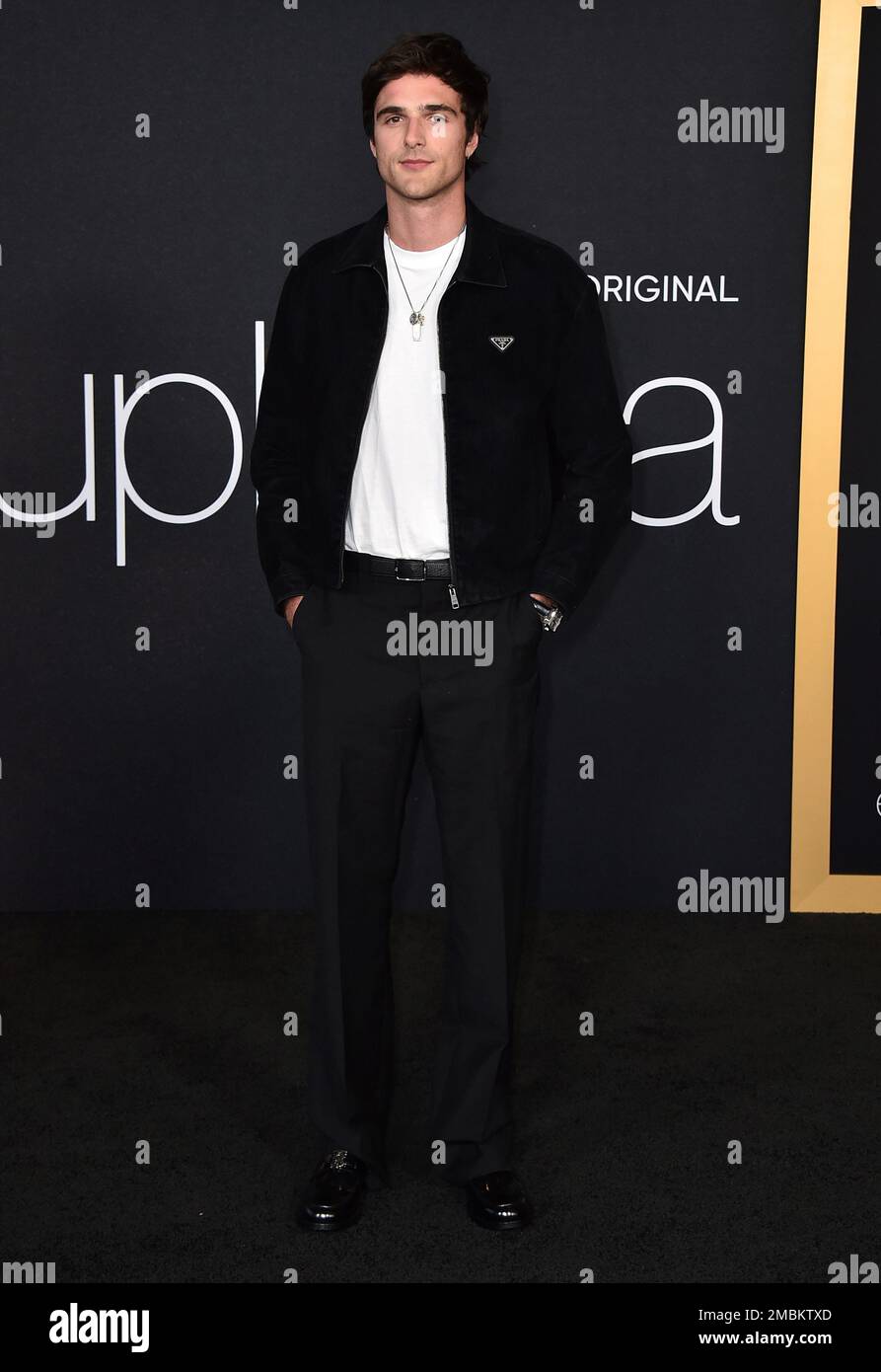 Cast member Jacob Elordi arrives at a "Euphoria" Los Angeles event ...