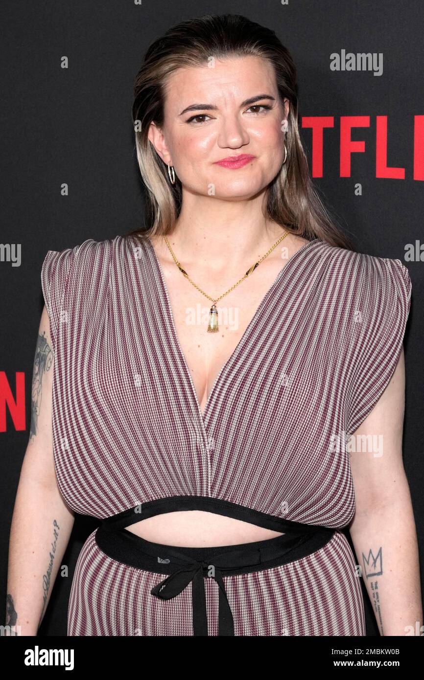 Leslye Headland attends the premiere of Netflix's "Russian Doll" season ...
