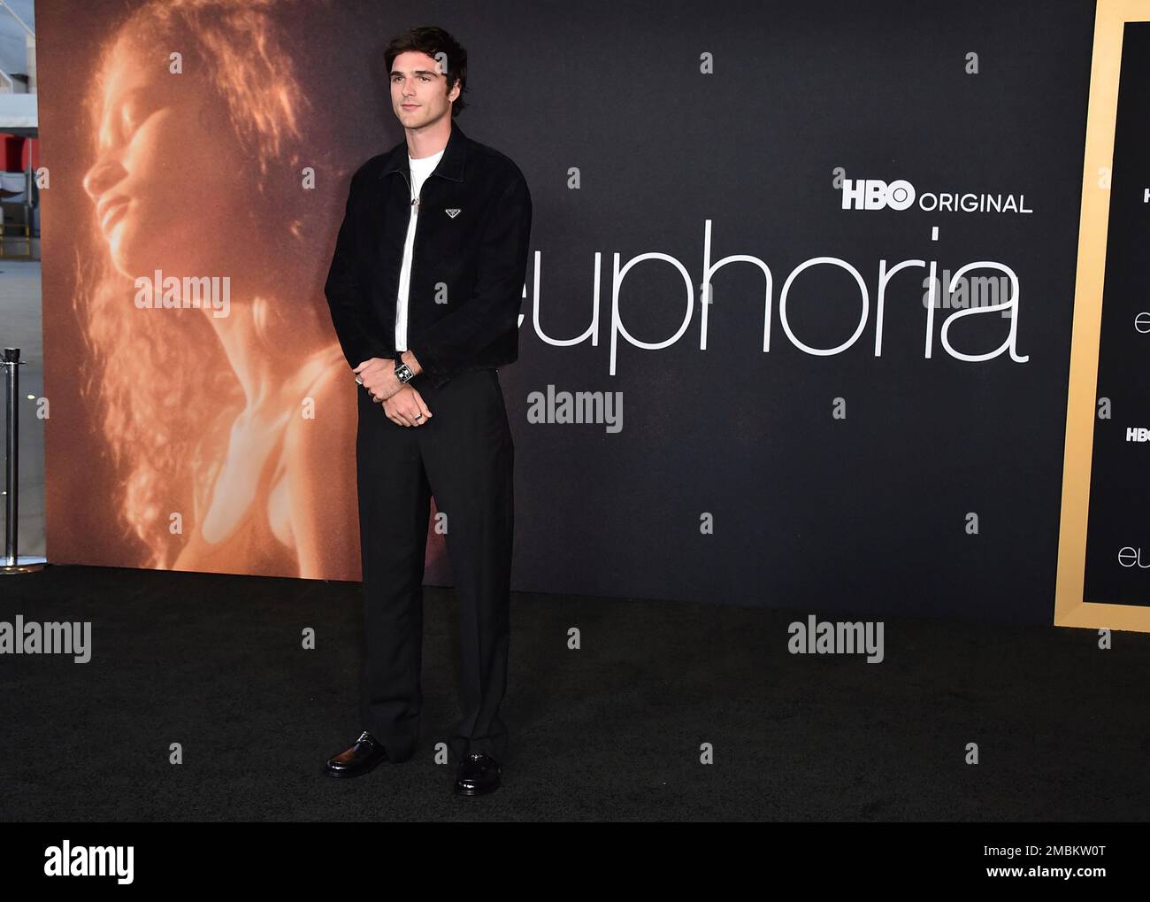Cast member Jacob Elordi arrives at a "Euphoria" Los Angeles event ...