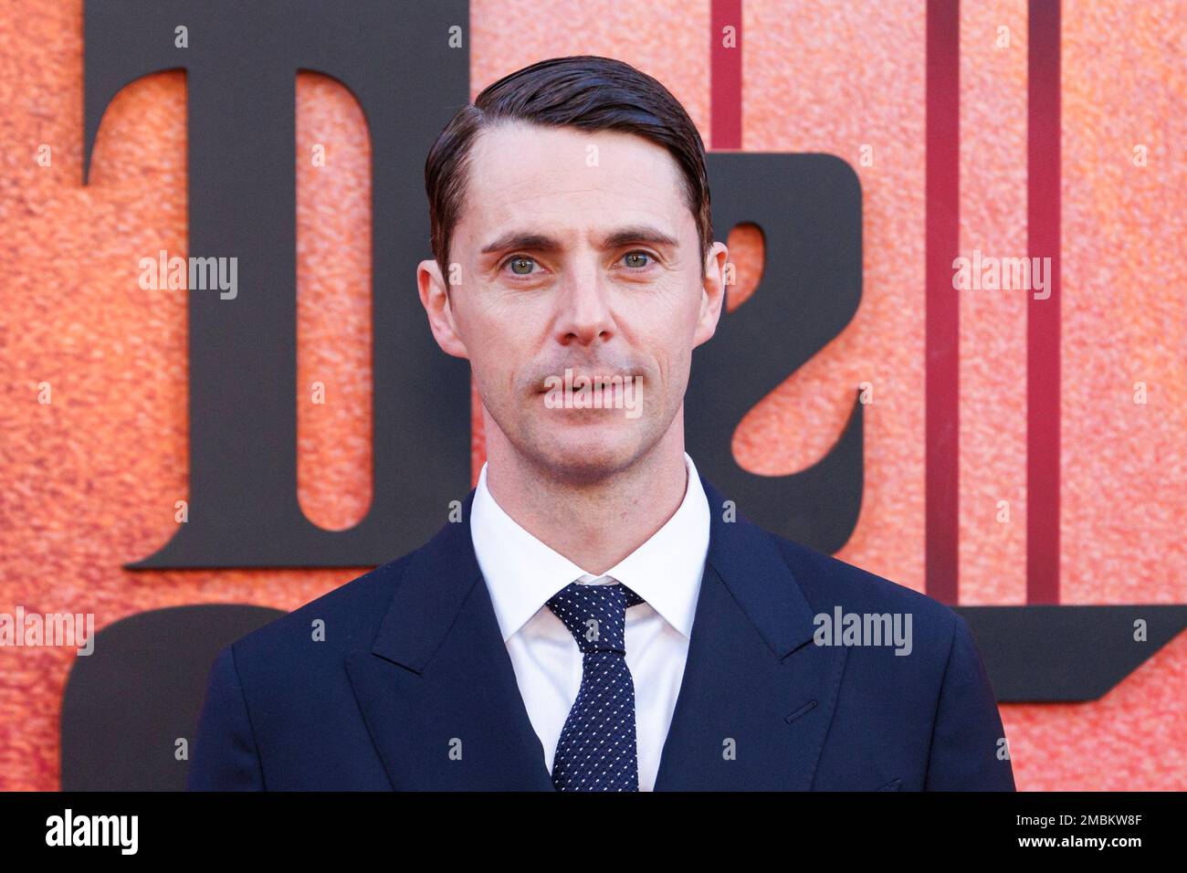 Matthew Goode arrives at the premiere of "The Offer" on Wednesday ...