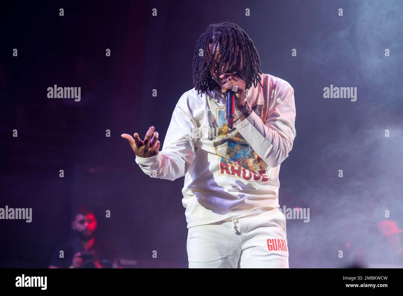 Booka600 performs on stage at Coca-Cola Roxy on Wednesday, April. 20 ...