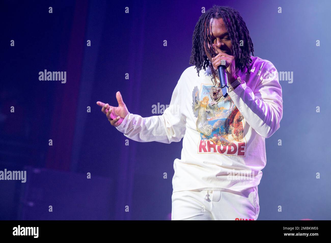 Booka600 performs on stage at Coca-Cola Roxy on Wednesday, April. 20 ...