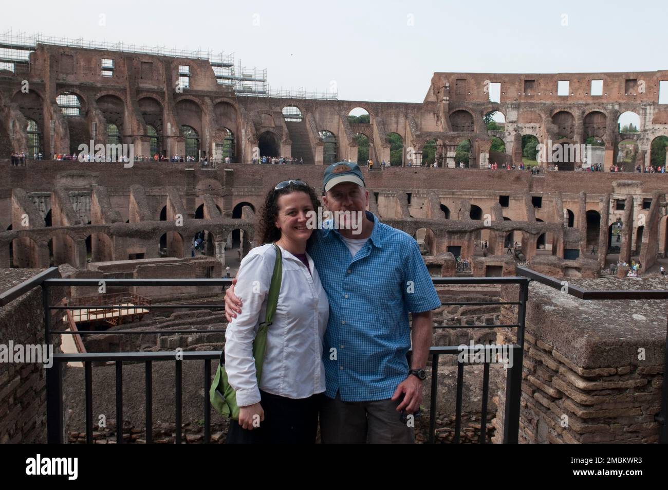 Tourists visit the world-famous Roman Colosseum Stock Photo - Alamy