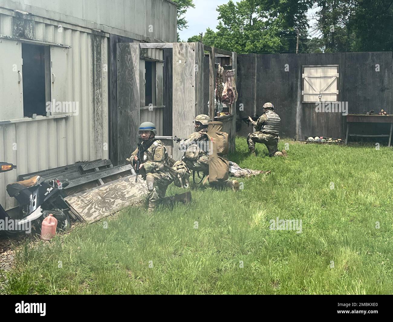 Various units train at the Fort Dix MSCT (Medical Simulation Training ...