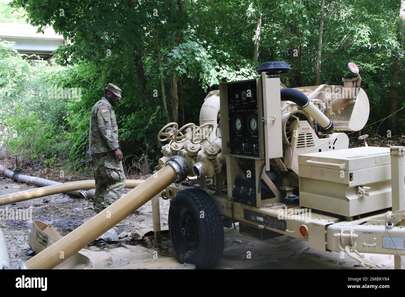 Sgt. James Tucker, a petroleum supply specialist (92F) with the 1018th ...