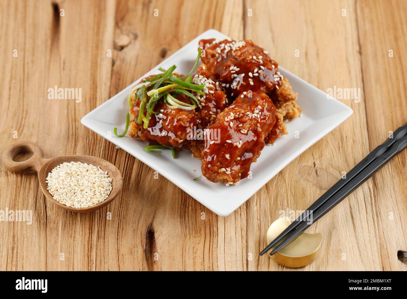 Yangnyeom Tongdak, Sweet and Spicy Korean Fried Chicken with Gochujang ...