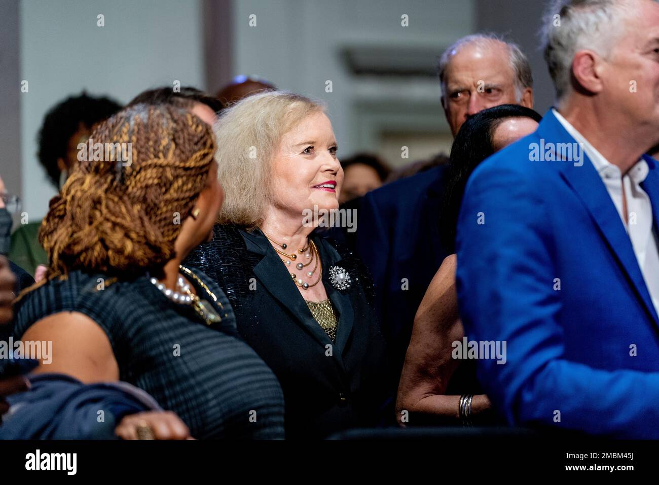 Sharon Rockefeller appears at the opening of the Afro-Atlantic ...