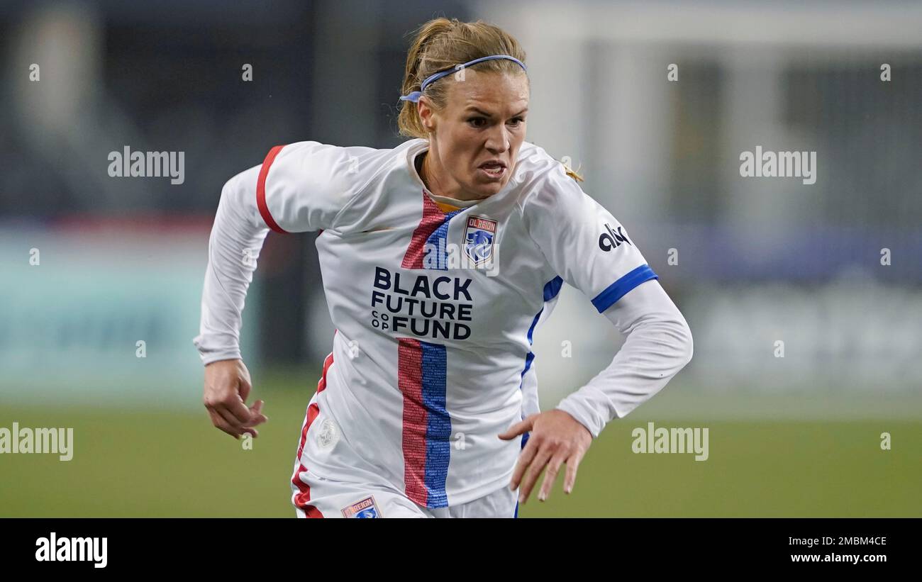 OL Reign forward Veronica Latsko during an NWSL soccer match against ...