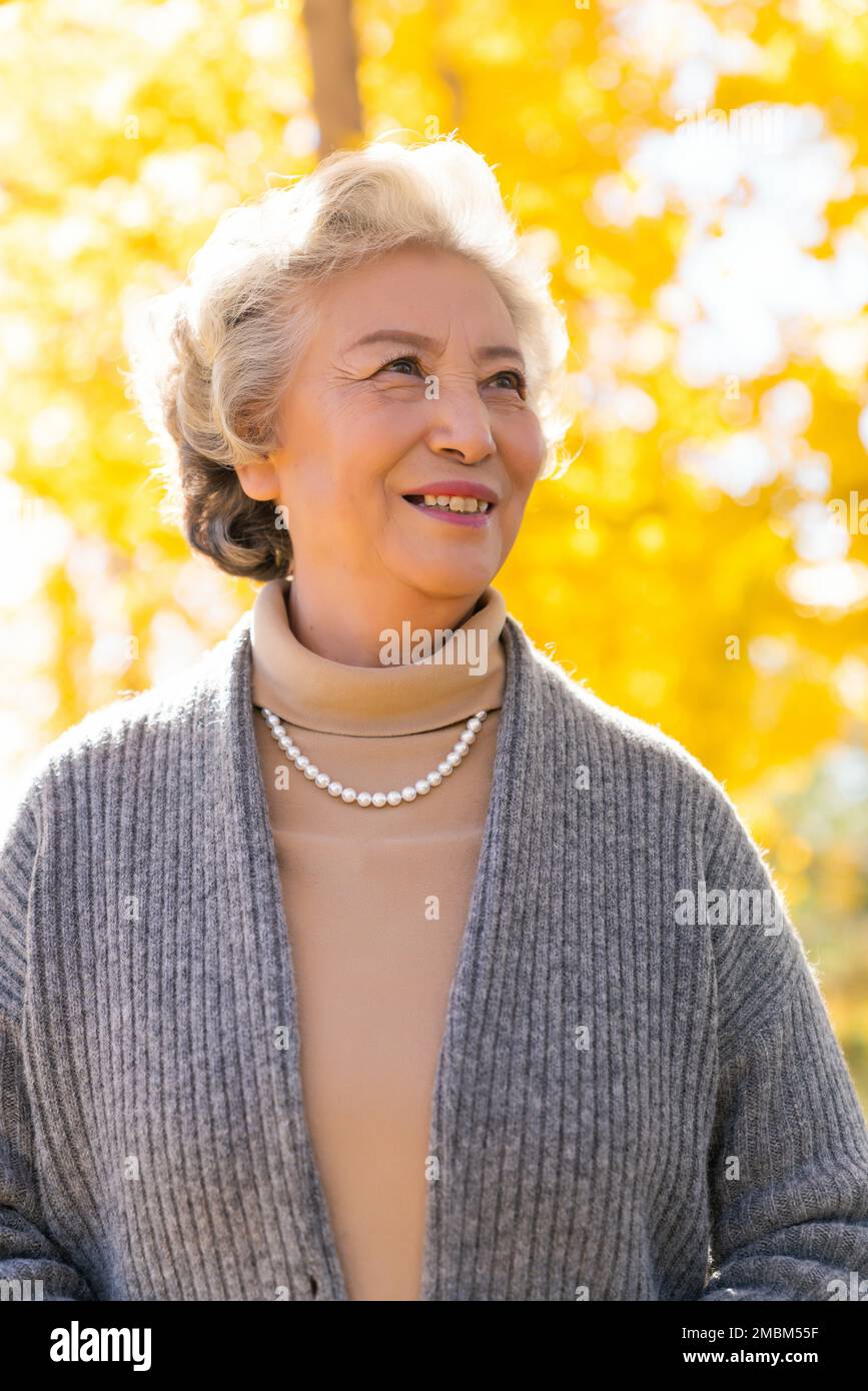 Elegant elderly women Stock Photo - Alamy