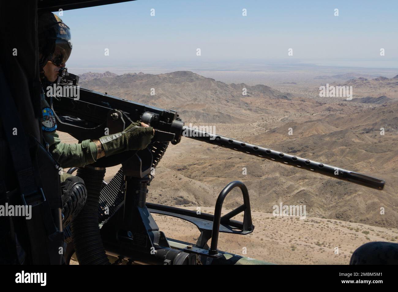 U.S. Marine Cpl. Robert Sponable, a crew chief with Marine Light Attack ...