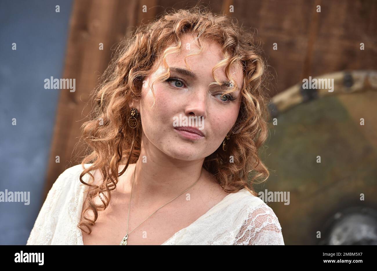 Rebecca Ineson arrives at the Los Angeles premiere of "The Northman" on ...