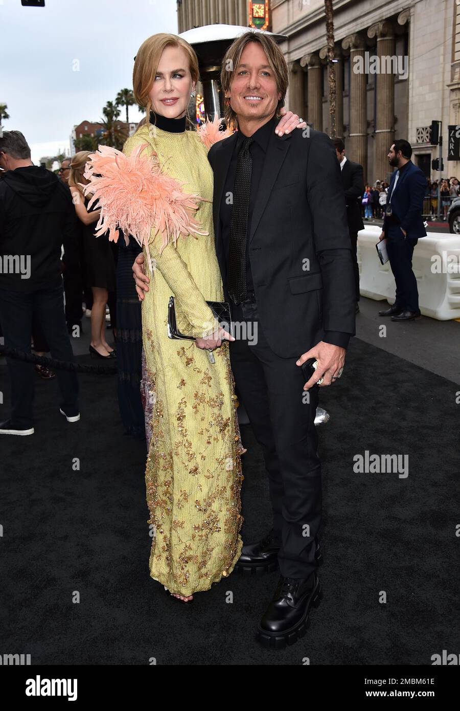 Nicole Kidman, left, and Keith Urban arrive at the Los Angeles premiere ...