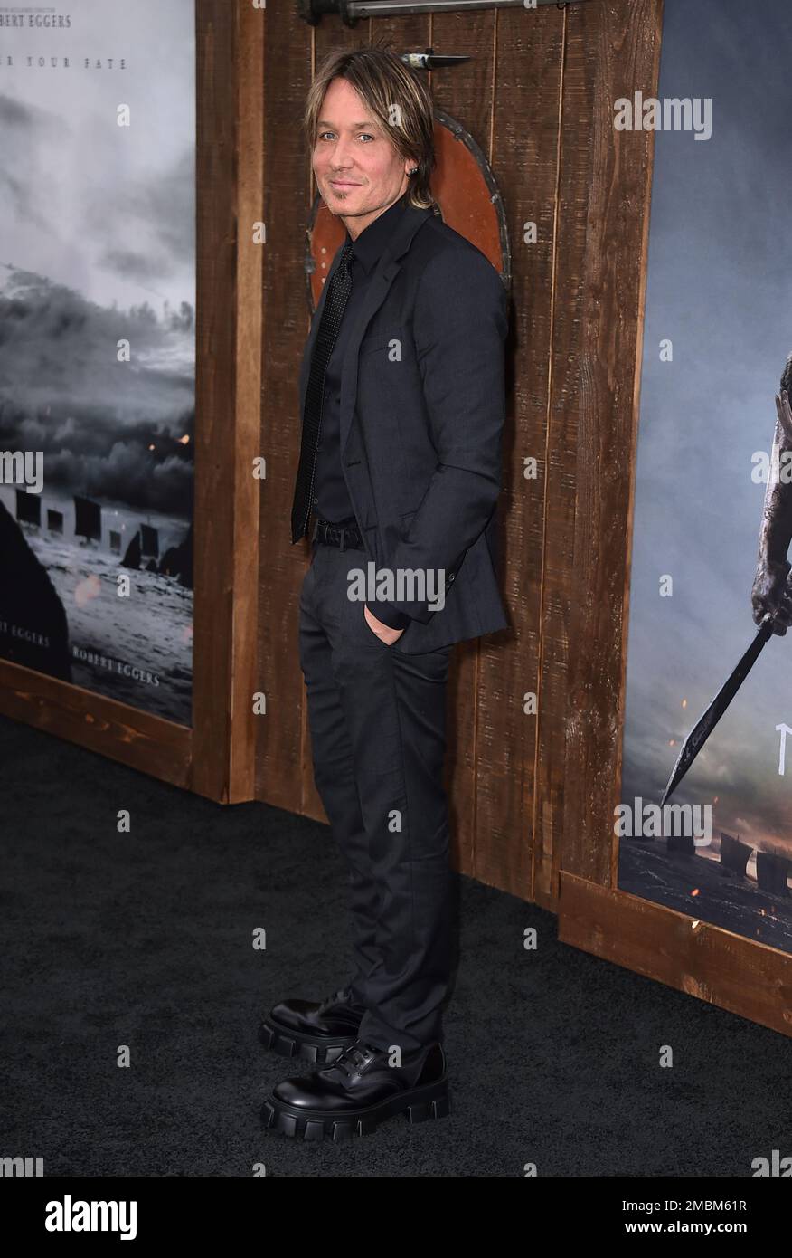 Keith Urban arrives at the Los Angeles premiere of "The Northman" on ...