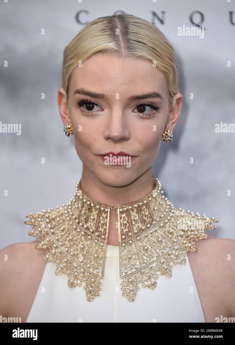Anya Taylor-Joy arrives at the Los Angeles premiere of "The Northman ...