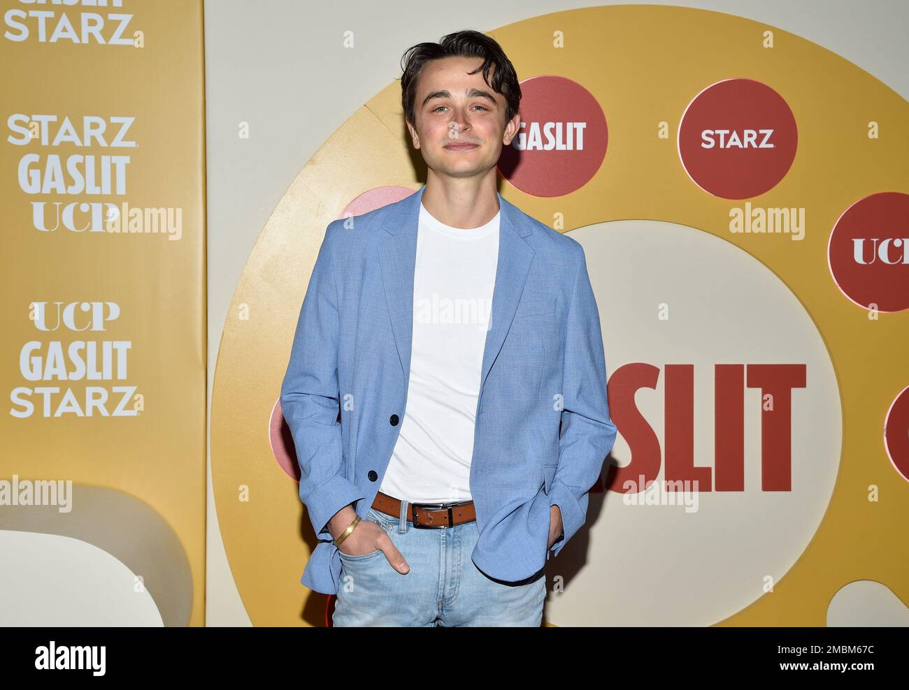 Ben Ahlers attends the premiere for "Gaslit" at The Metropolitan Museum ...