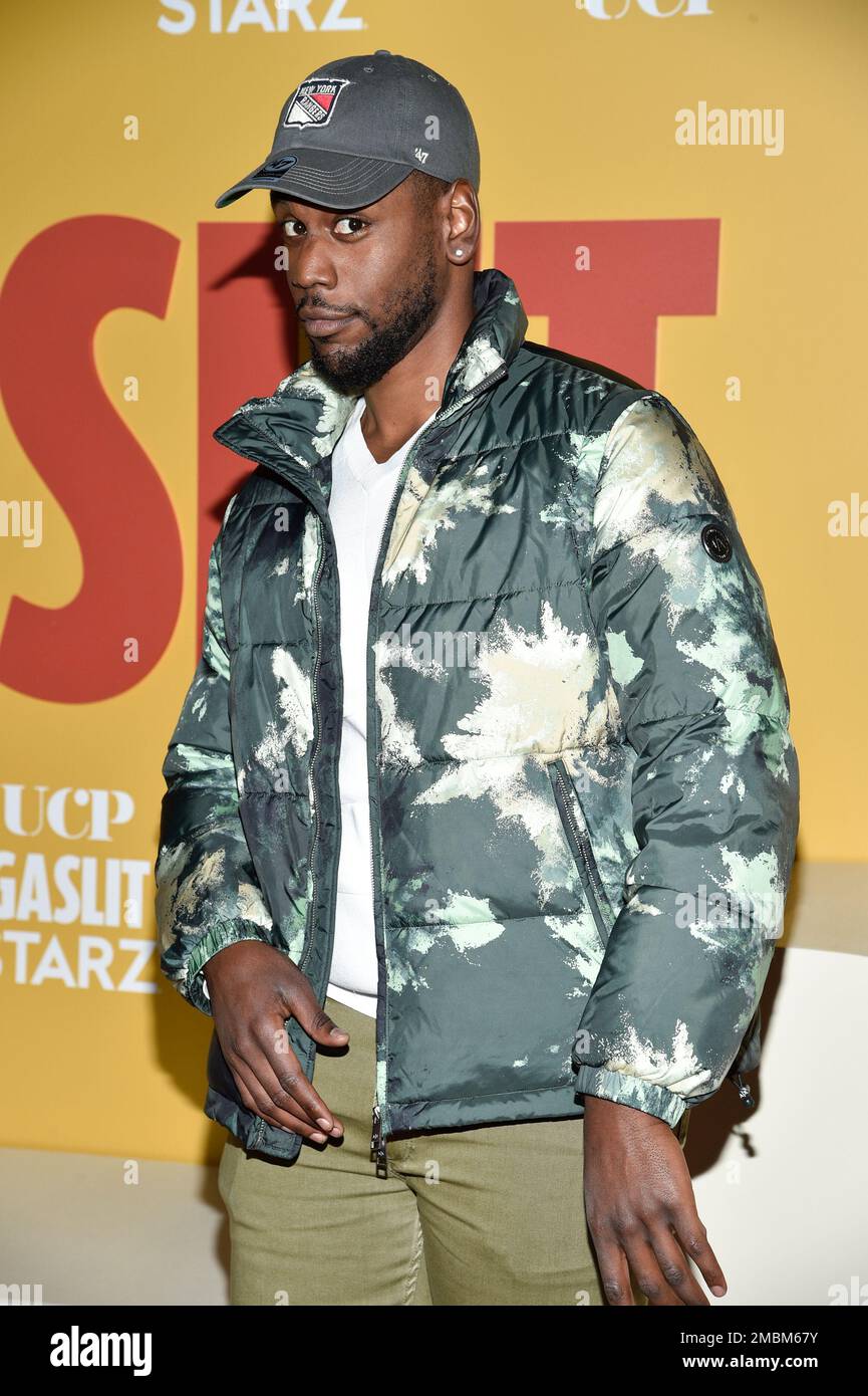 Quincy Isaiah attends the premiere for "Gaslit" at The Metropolitan ...