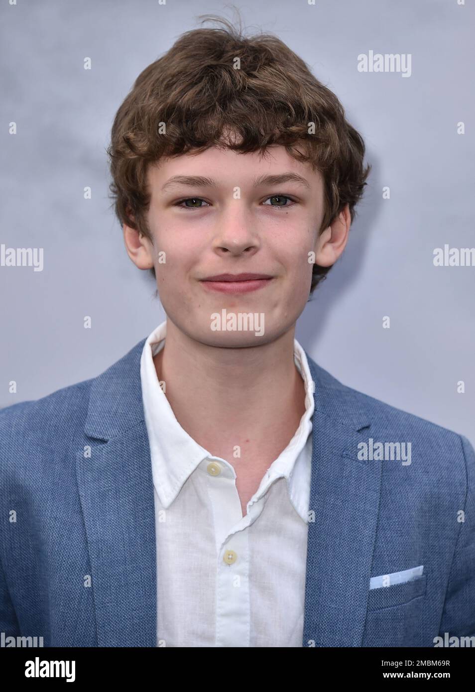 Oscar Novak arrives at the Los Angeles premiere of "The Northman" on ...