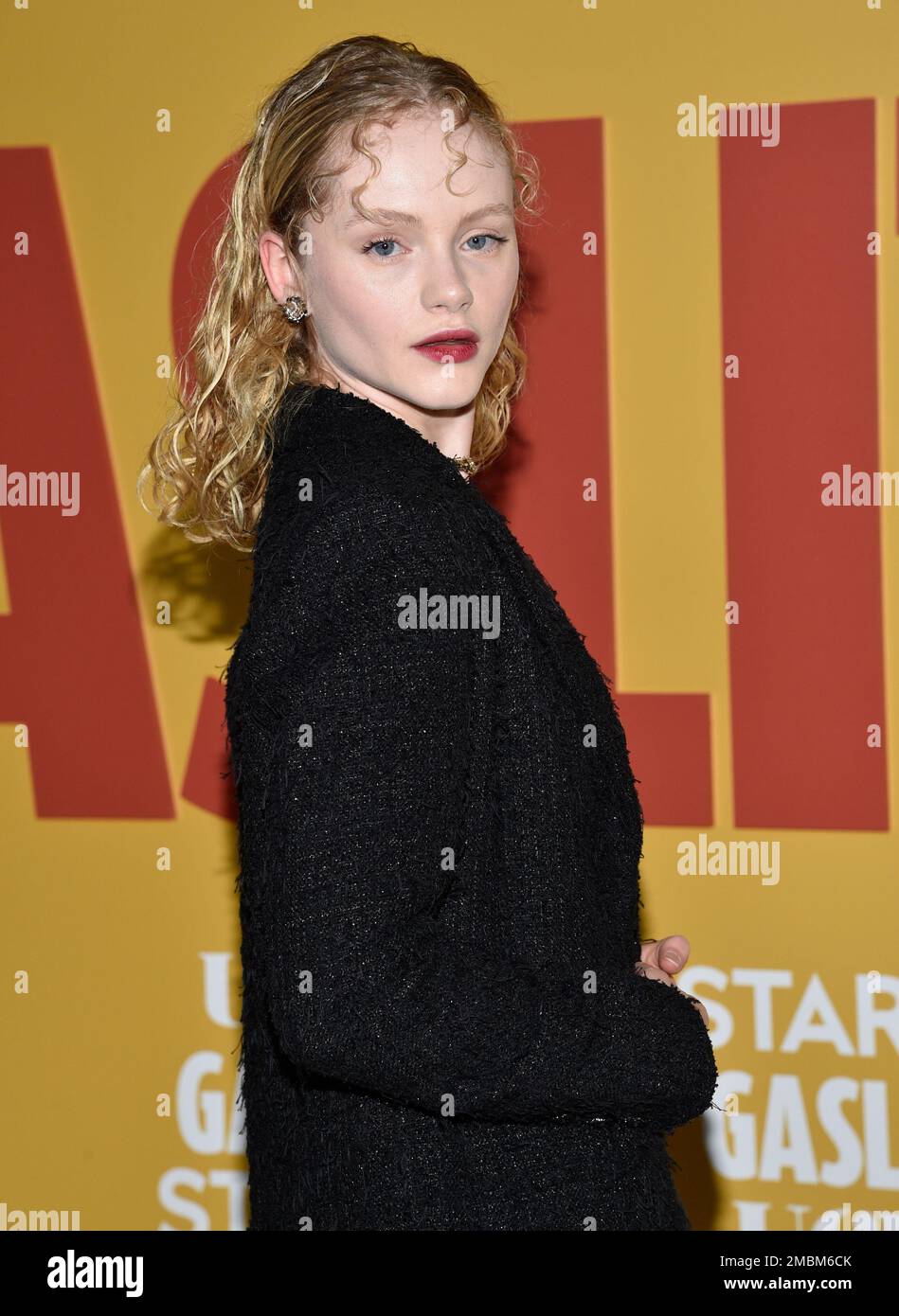 Emma Laird attends the premiere for "Gaslit" at The Metropolitan Museum ...