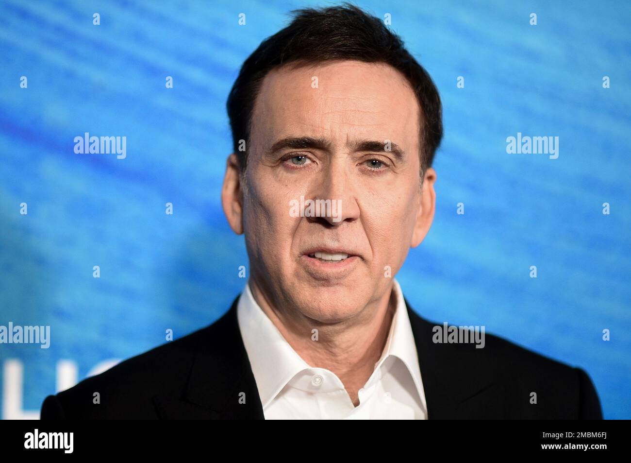 Nicolas Cage arrives at the premiere of "The Unbearable Weight of ...