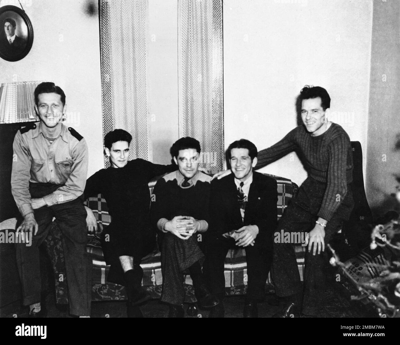 The five Sullivan brothers of Waterloo, Iowa, all of whom have enlisted ...