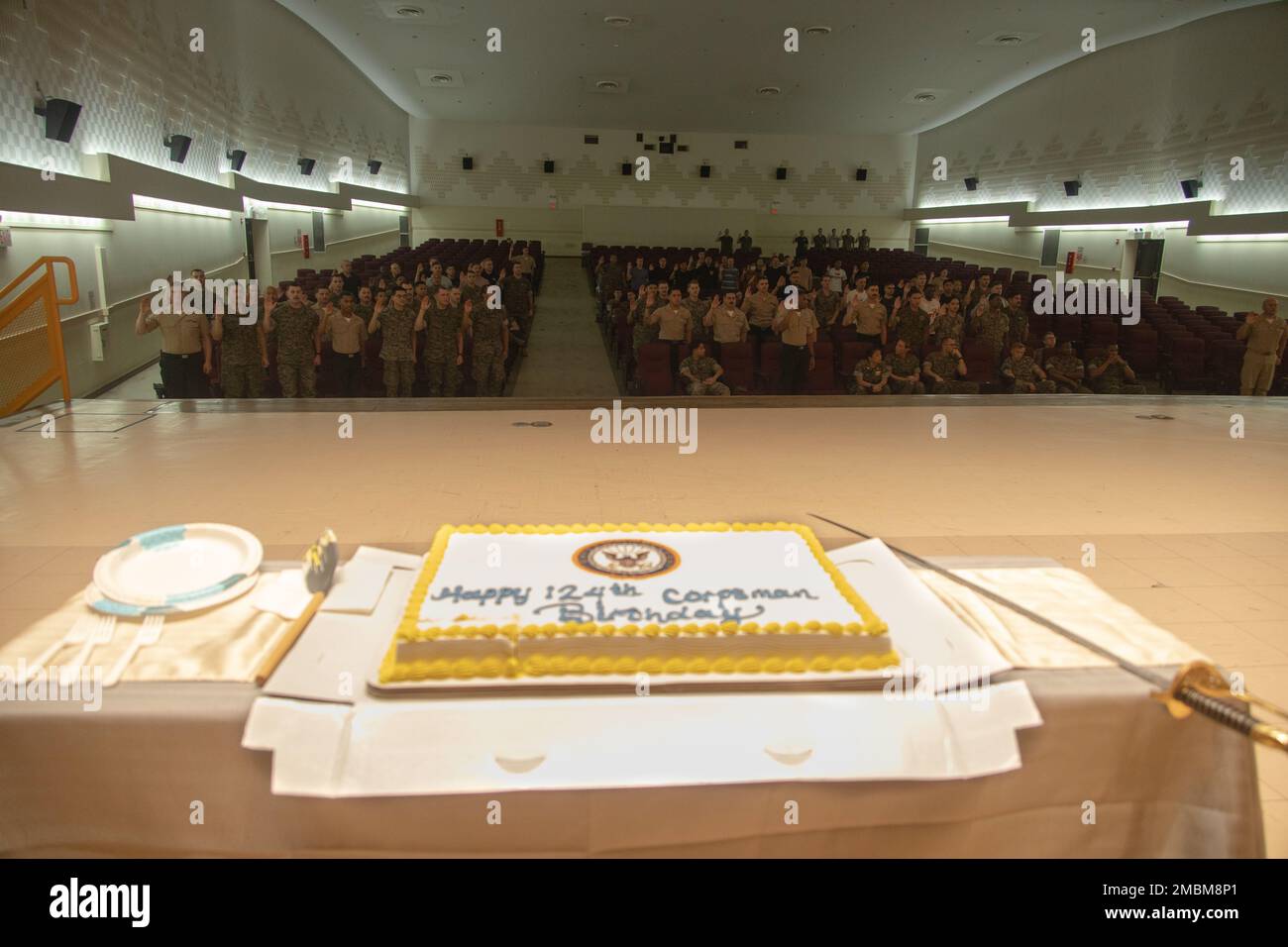 U.S. Navy Sailors with 31st Marine Expeditionary Unit (MEU), recite The ...