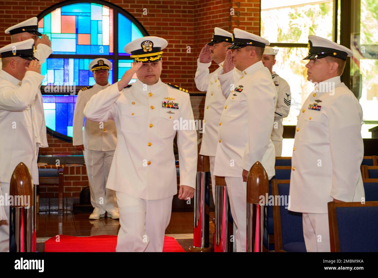 KINGS BAY, Ga. (Jun. 17, 2022) Cmdr. Samuel Scovill, incoming commanding officer Submarine ...