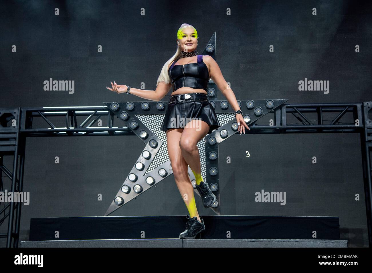 Kim Petras performs at the Coachella Music & Arts Festival at the ...