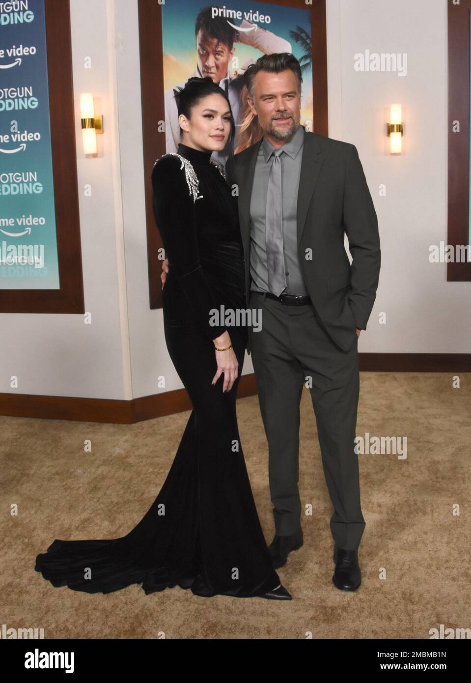 Hollywood, California, USA 18th January 2023 Actor Josh Duhamel and wife Audra Mari attend Prime ...