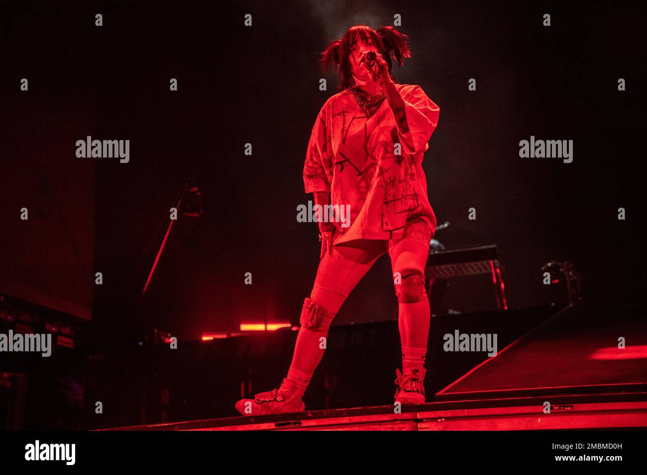 Billie Eilish performs at the Coachella Music & Arts Festival at the ...