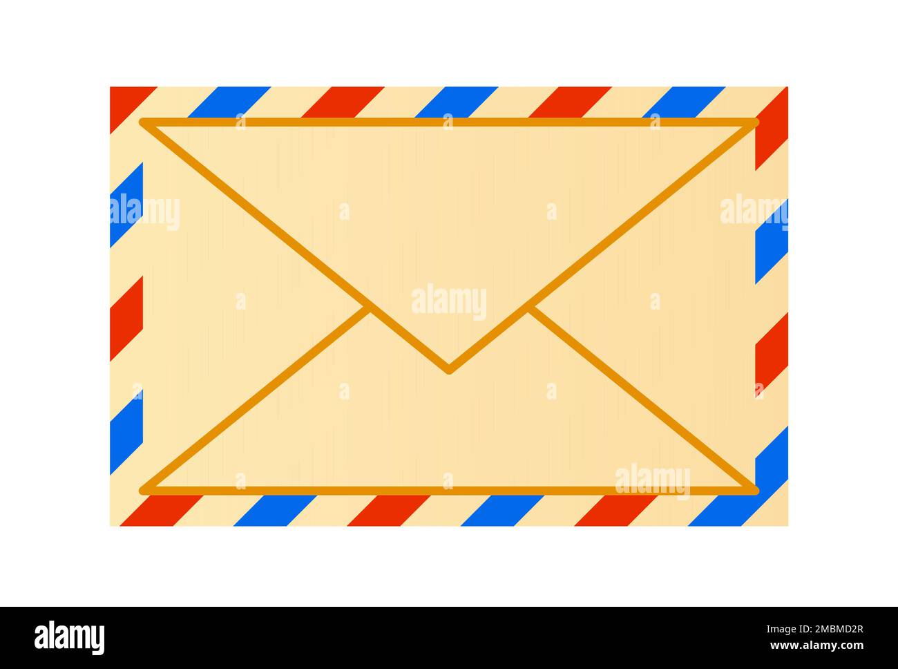 Postal envelope - modern flat design style single isolated image Stock ...