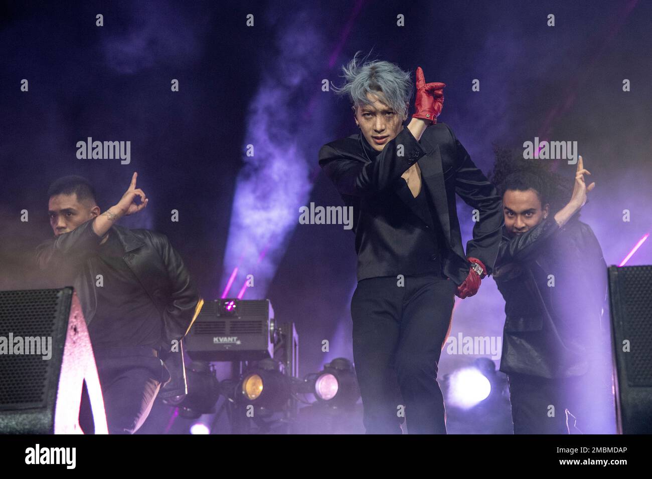 Jackson Wang of 88rising performs at the Coachella Music & Arts ...