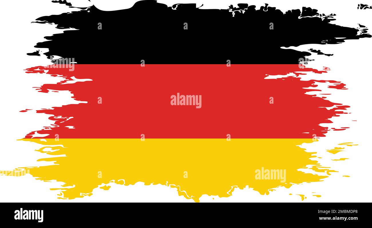 Flag germany color paintbrush hi-res stock photography and images - Alamy
