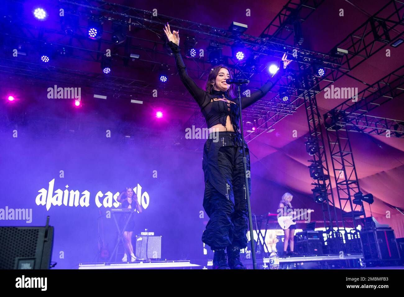 Alaina Castillo performs at the Coachella Music & Arts Festival at the ...