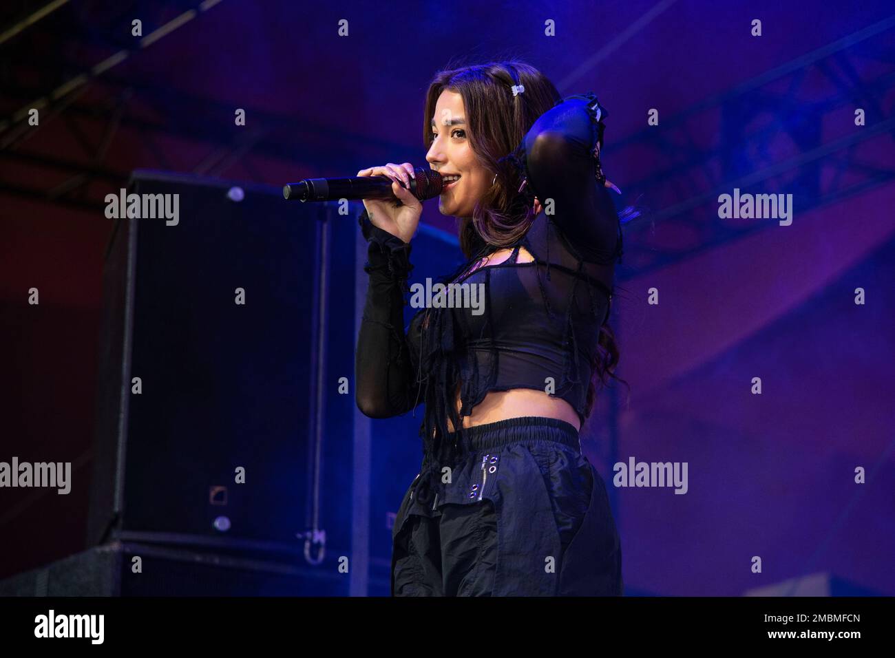Alaina Castillo performs at the Coachella Music & Arts Festival at the ...