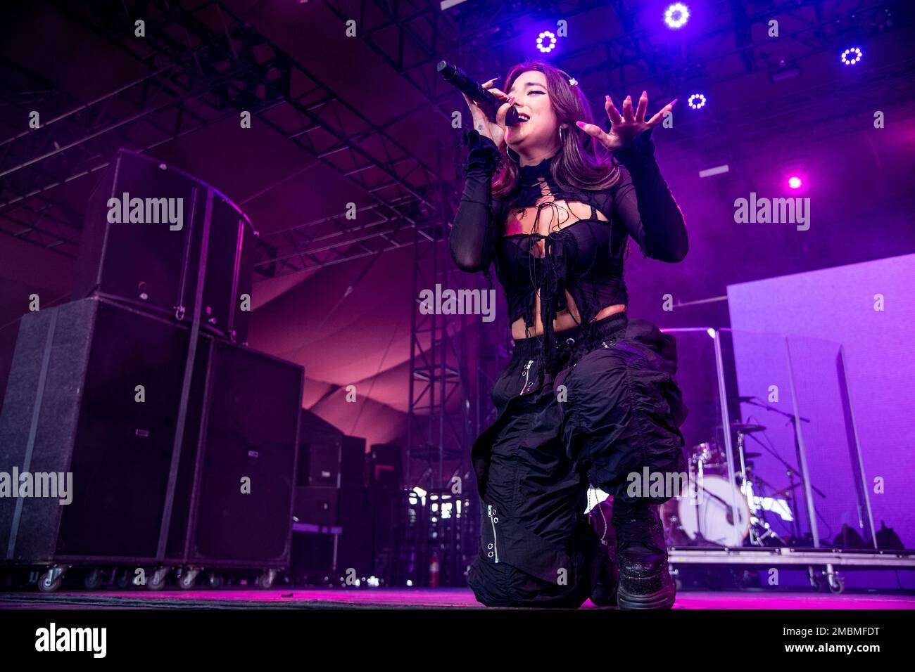 Alaina Castillo performs at the Coachella Music & Arts Festival at the ...