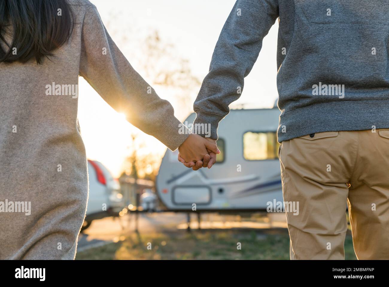 Lovers hand in hand hi-res stock photography and images - Alamy