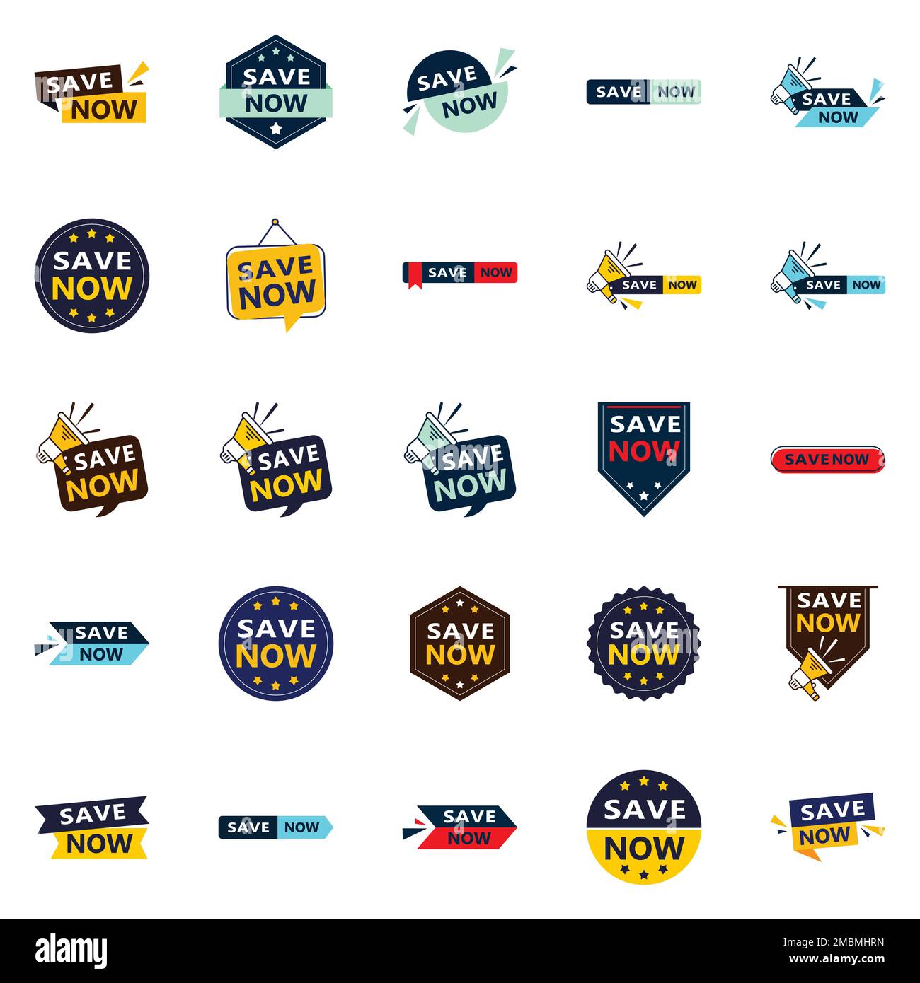 Save now text Stock Vector Images - Alamy