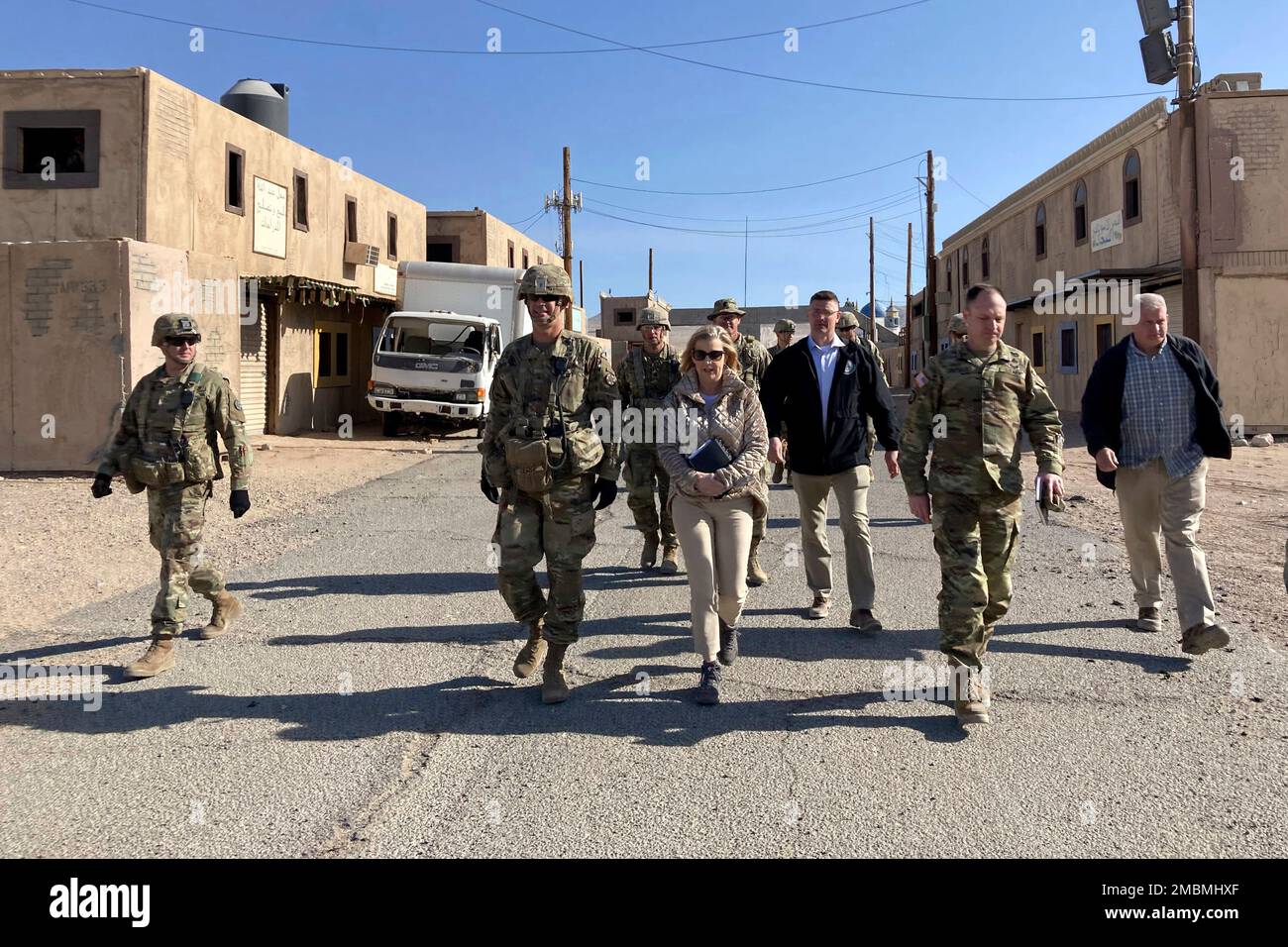 Brig. Gen. Curt Taylor, commander of the National Training Center walks ...
