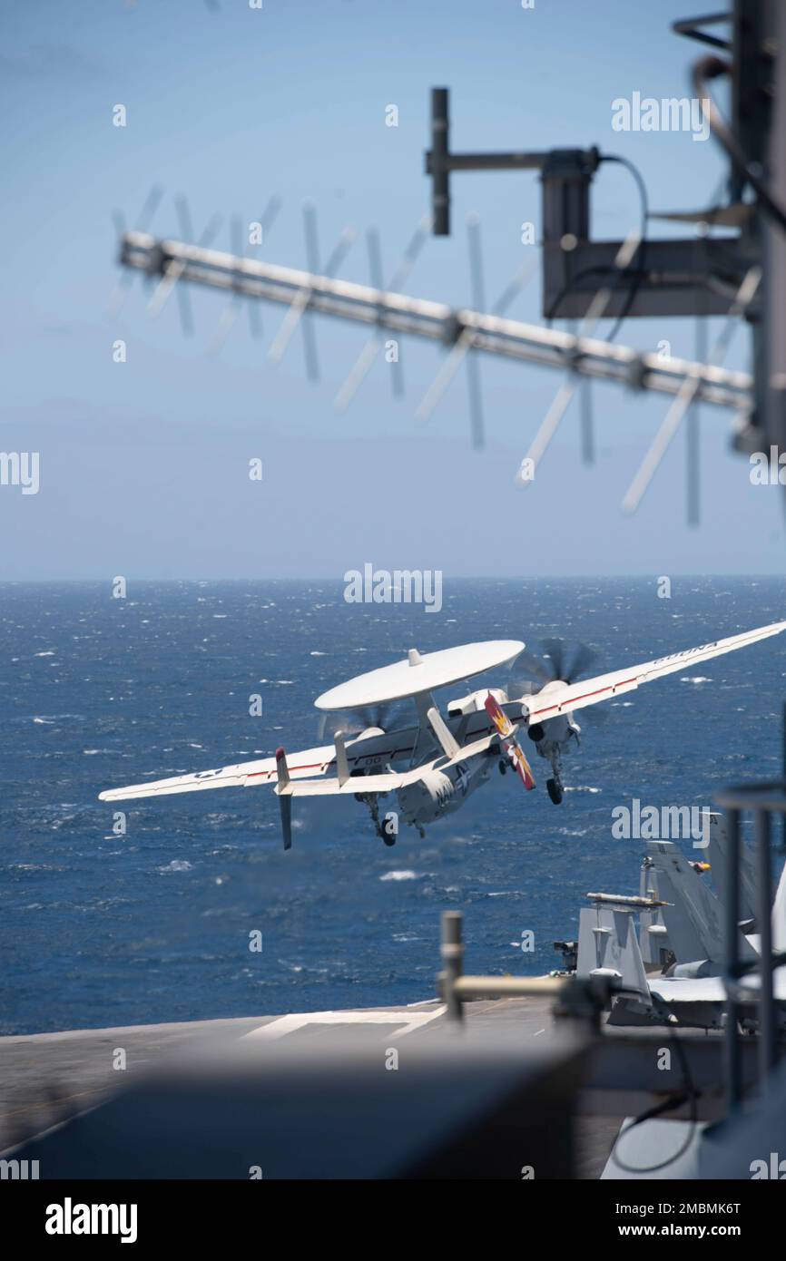 220617-N-YS933-1049 PACIFIC OCEAN (June 17, 2022) An E-2C Hawkeye, from ...