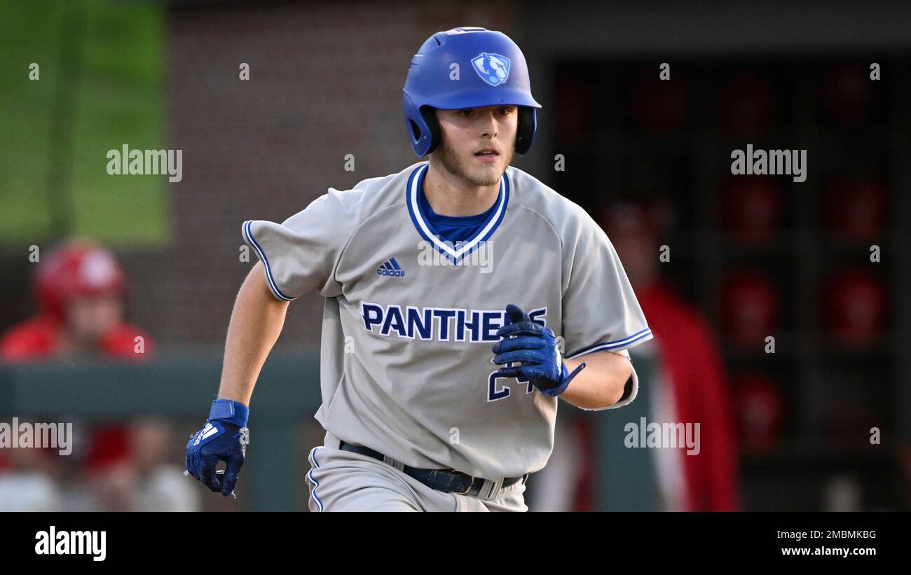Eastern Illinois player Nicholas Rucker competes during an NCAA ...
